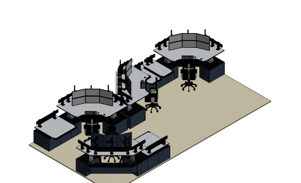 Evans Control Room Console Manufacturer & Trading Desk Company | New ...